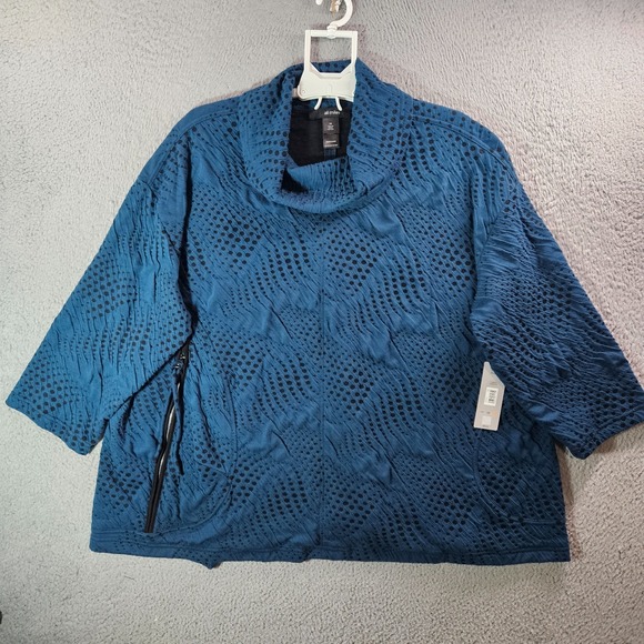 Ali Miles | Tops | 74 New Ali Miles Top Women 3x Turtle Neck Stretch ...